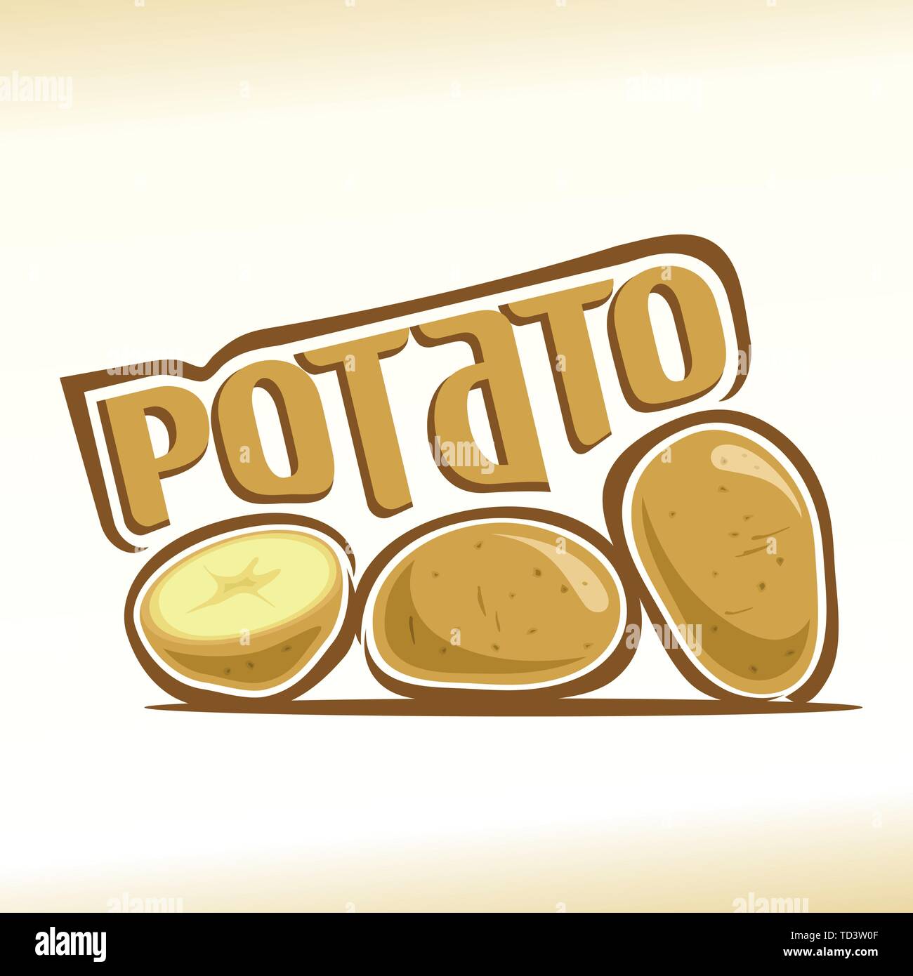 Vector logo for potato Stock Vector Image & Art - Alamy