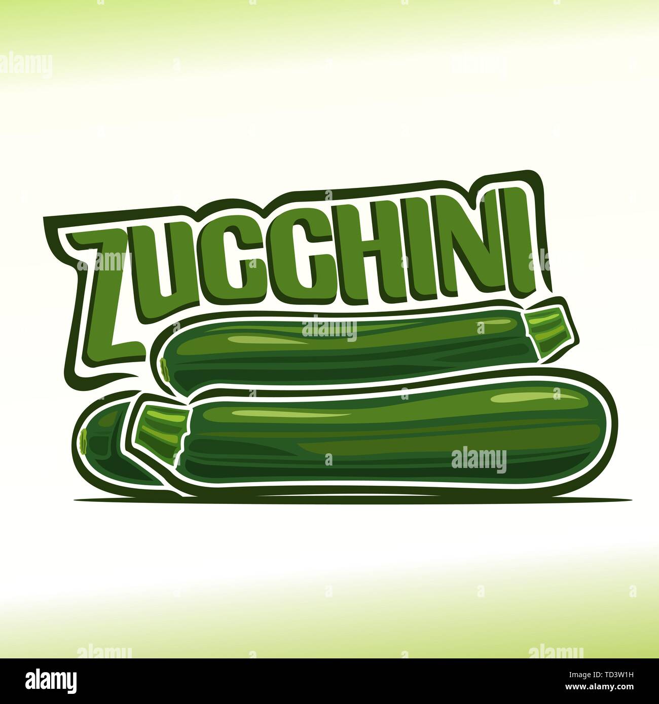 Vector logo for zucchini Stock Vector Image & Art - Alamy