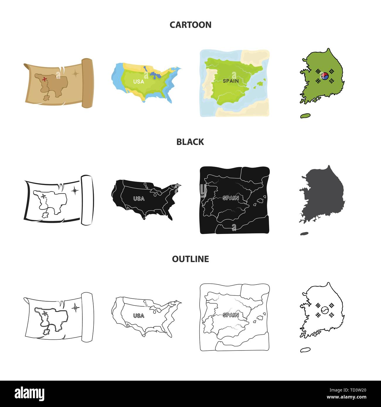 world,geography,travel,cartography,modern,usa,spain,middle,east,map ...