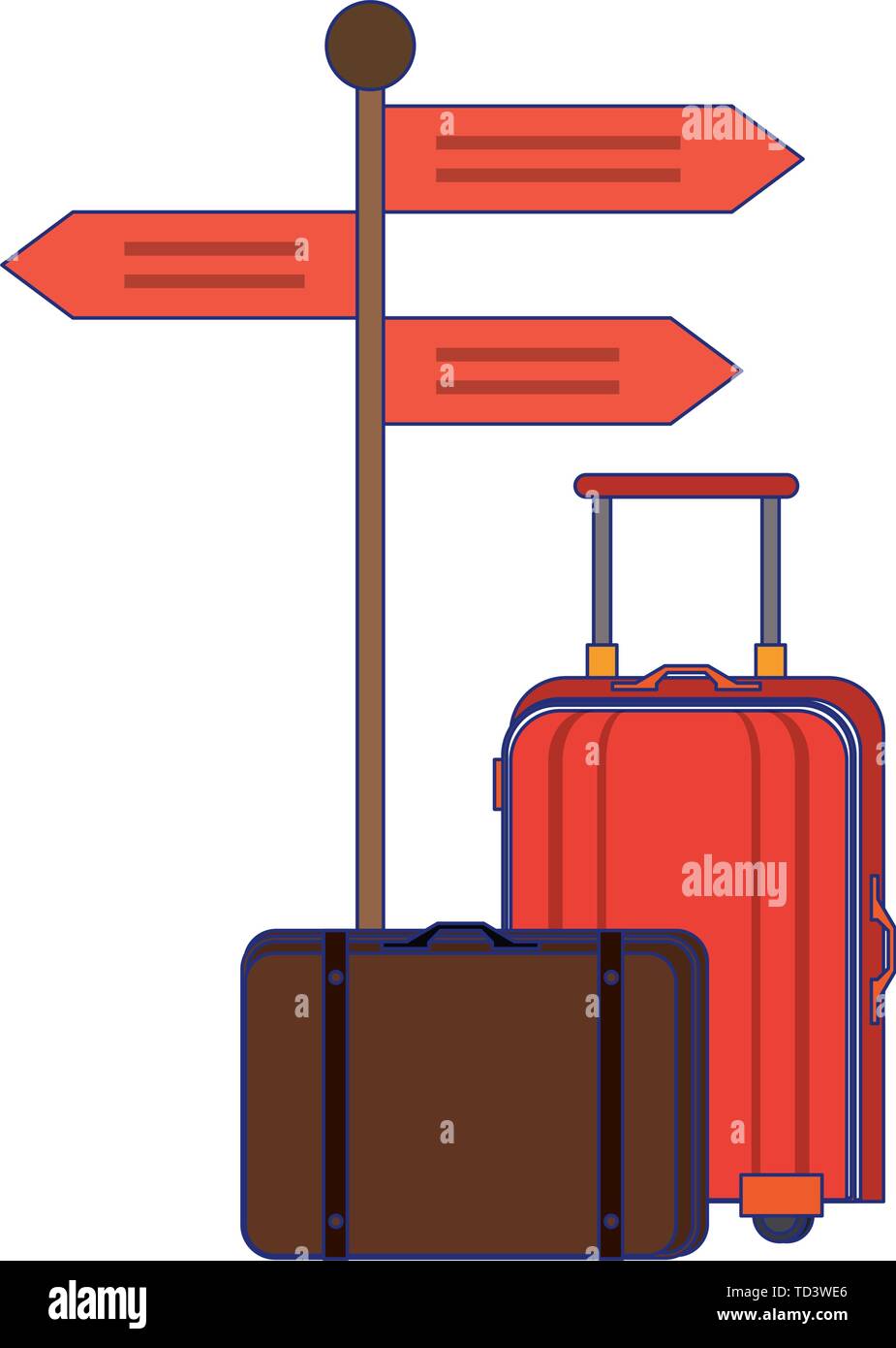 Summer vacations and travel cartoons Stock Vector Image & Art - Alamy