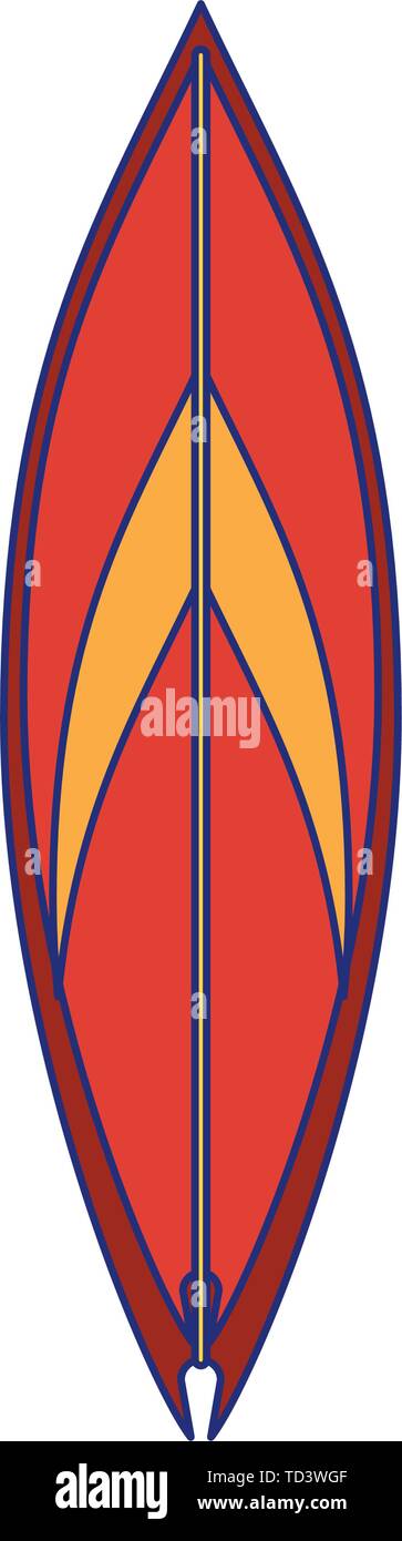 Surf table cartoon isolated symbol Stock Vector Image & Art - Alamy