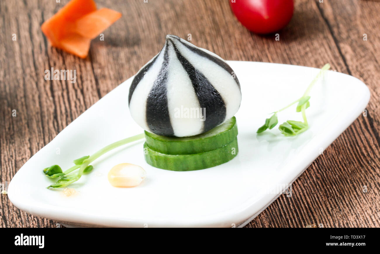 Fish balls stuffed white cheese fish balls color brushed fish balls red ...