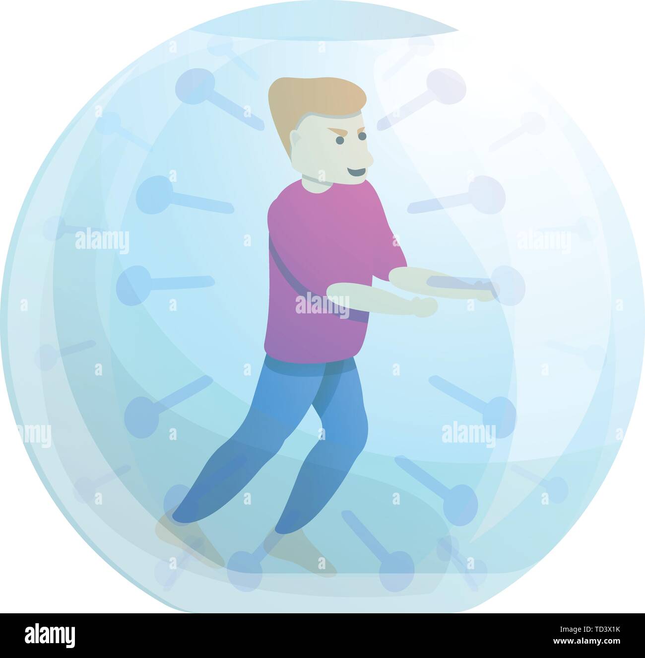 Zorb activity Stock Vector Images - Alamy