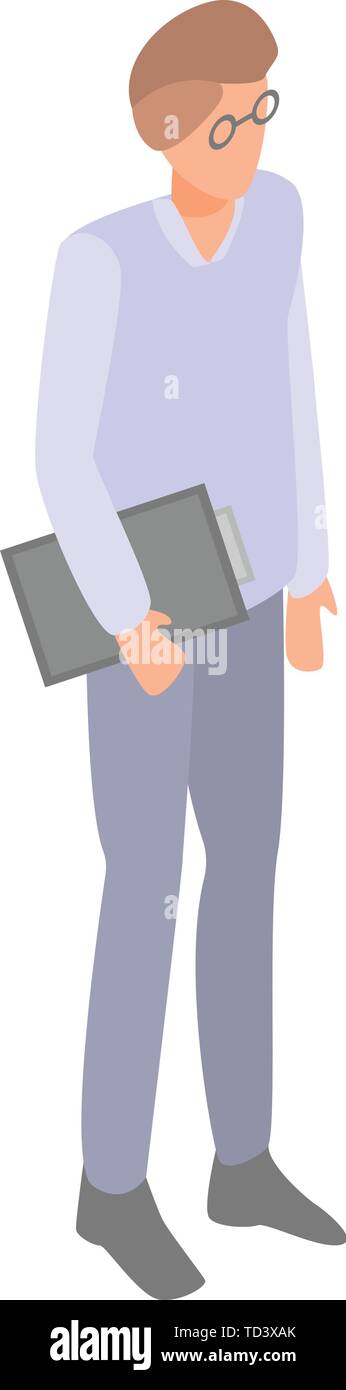 It manager icon, isometric style Stock Vector Image & Art - Alamy
