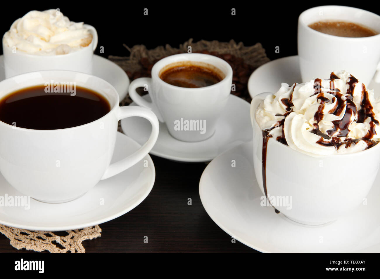 Different type food drinks hi-res stock photography and images - Alamy