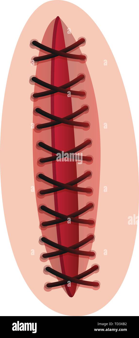 Thin suture icon. Cartoon of thin suture vector icon for web design ...