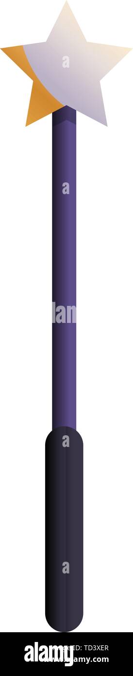 Magic star wand icon. Cartoon of magic star wand vector icon for web ...