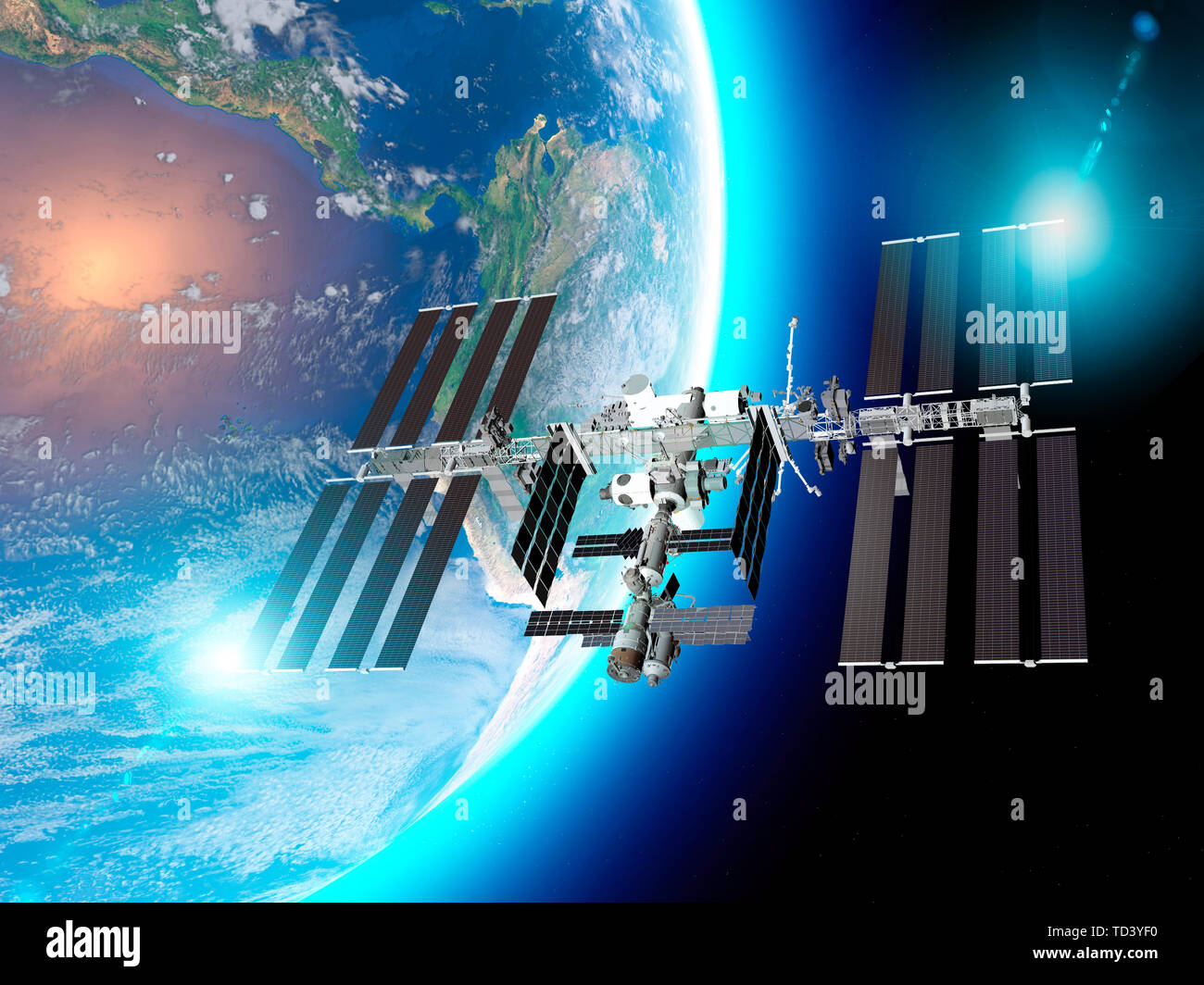 The International Space Station (ISS) is a space station, or a ...