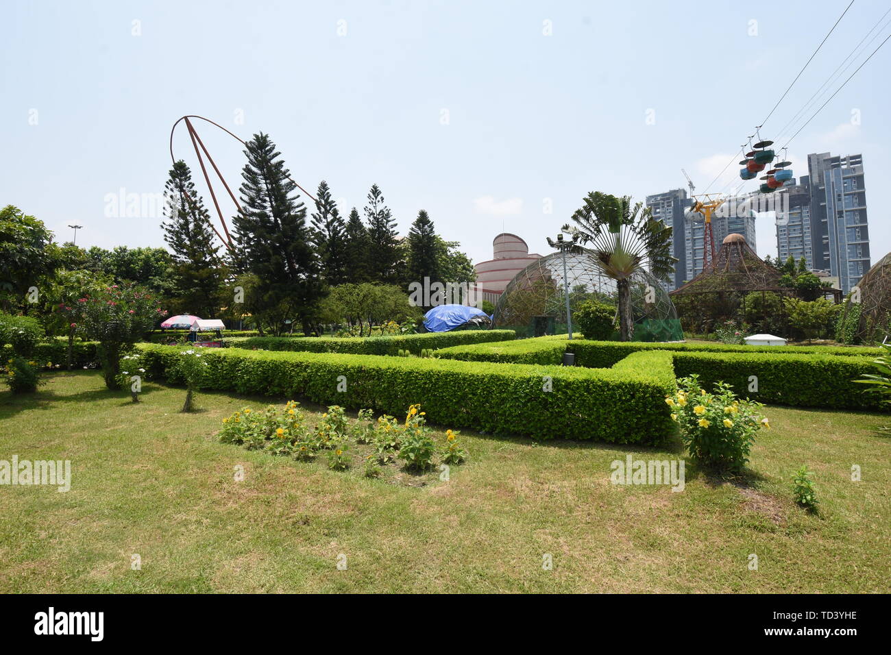 Garden of the Science City, Kolkata, India Stock Photo - Alamy