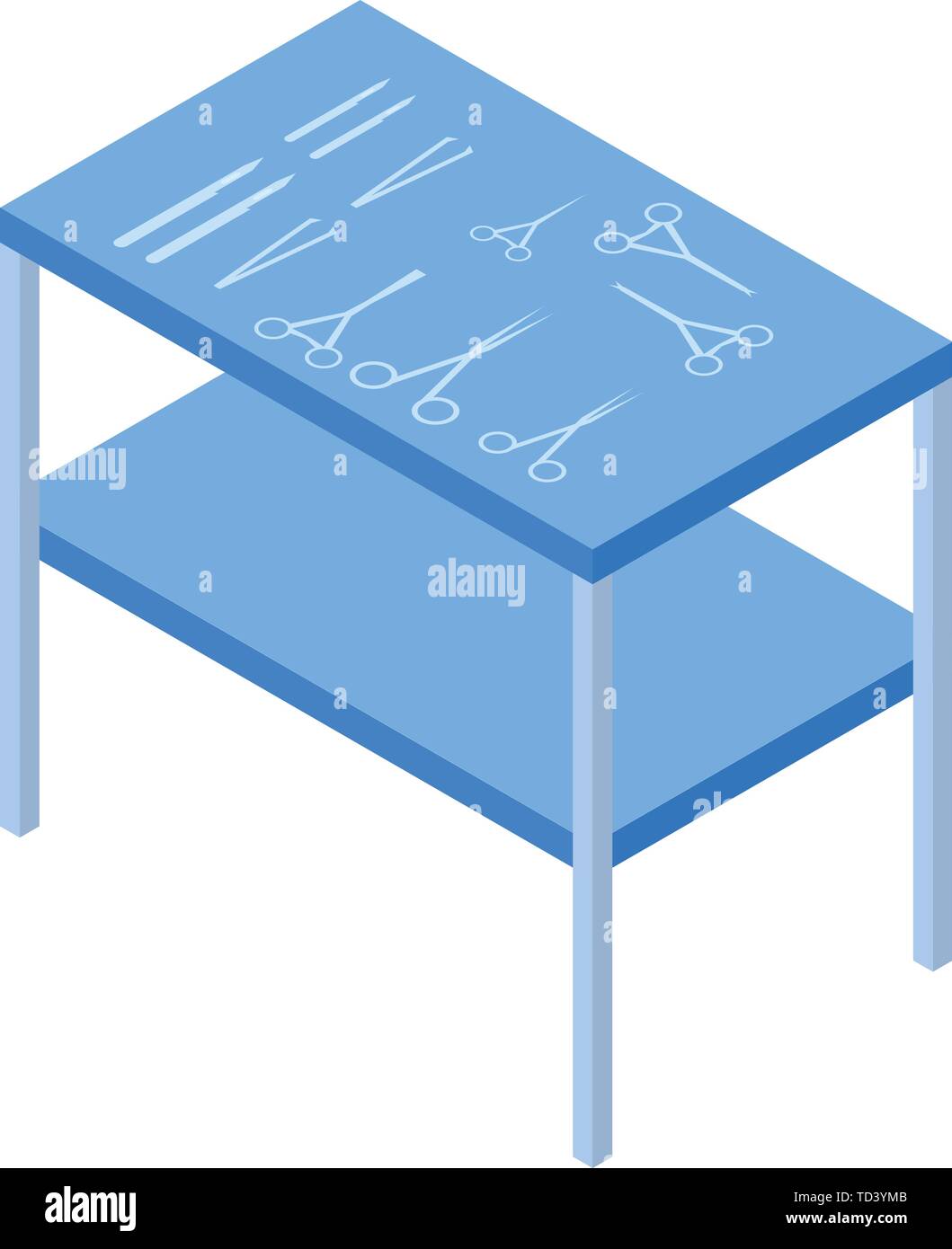 Surgery tool table icon, isometric style Stock Vector Image & Art - Alamy