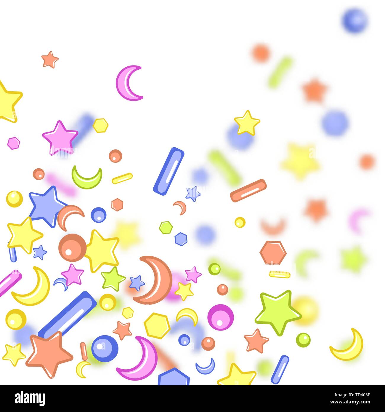 Sharp moon vector vectors hi-res stock photography and images - Alamy