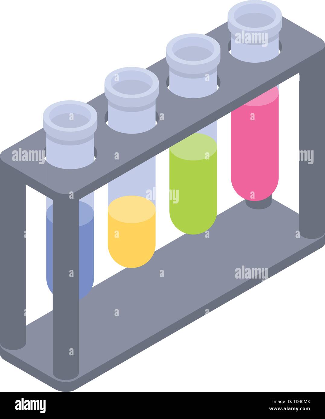 Test tube stand icon, isometric style Stock Vector Image & Art - Alamy