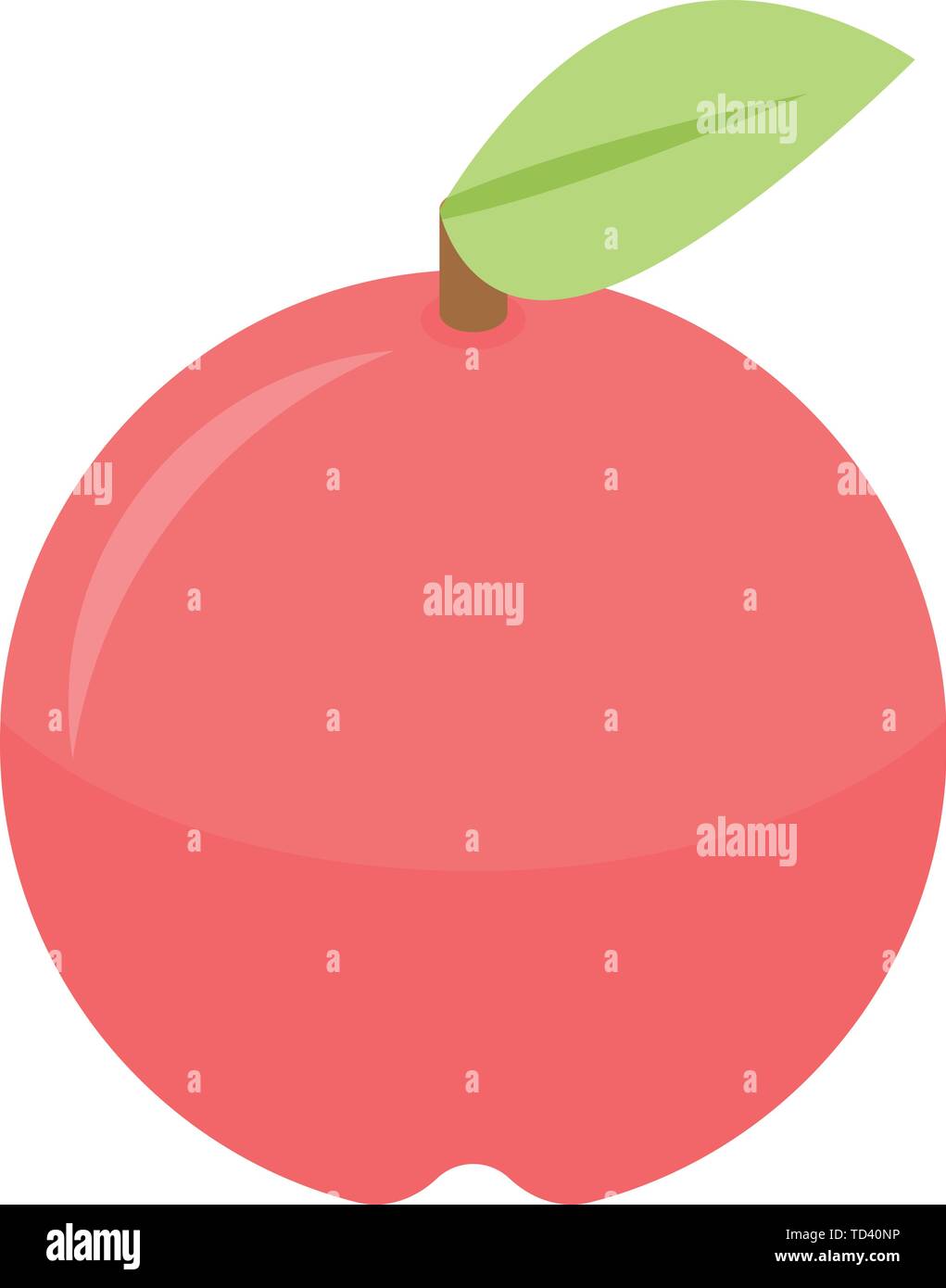 Green apple tree isometric hi-res stock photography and images - Alamy