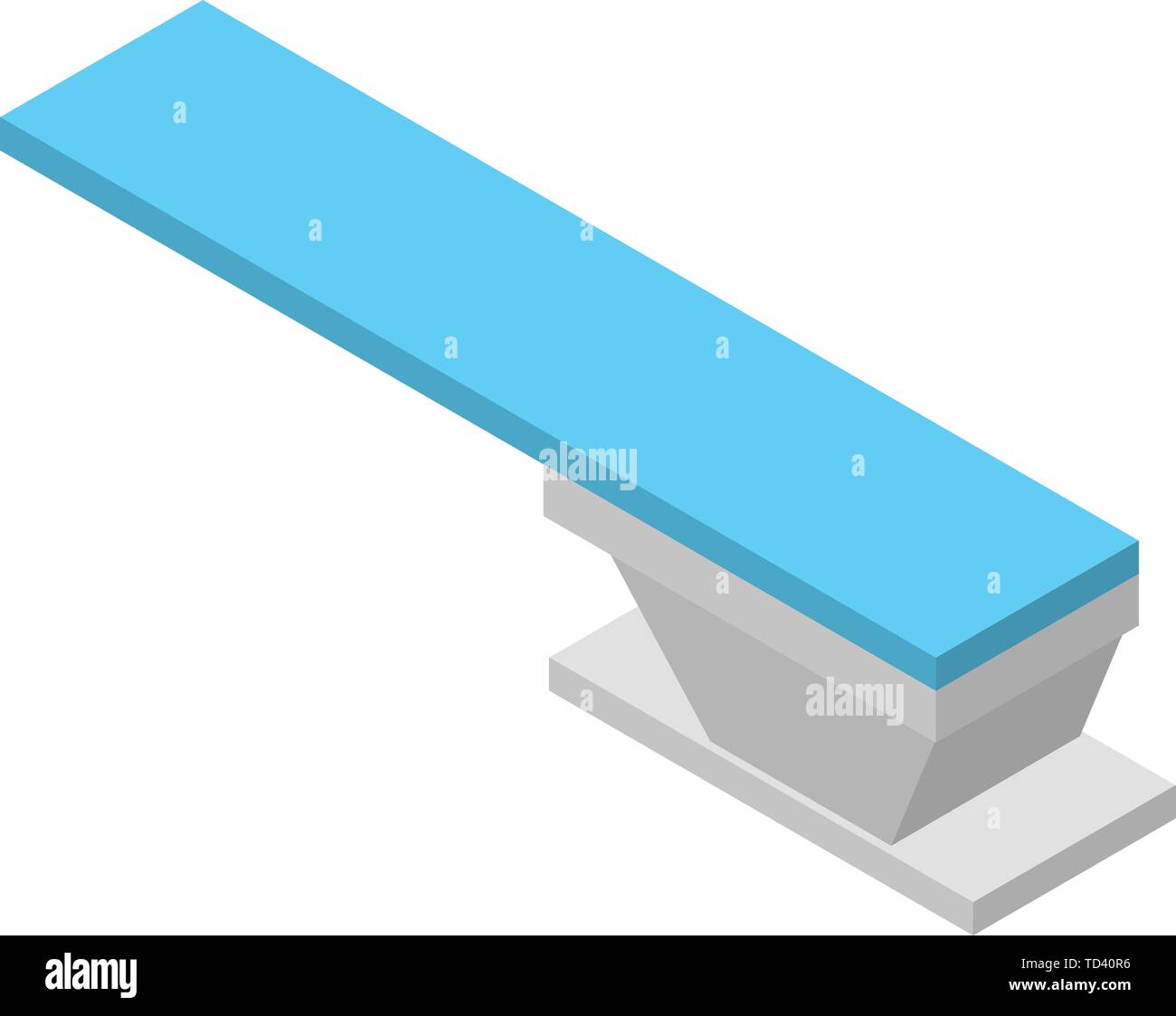 Person diving board Stock Vector Images - Alamy