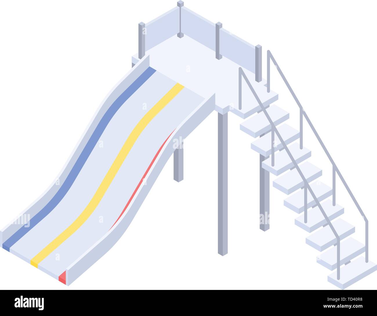 Waterslide family Stock Vector Images - Alamy