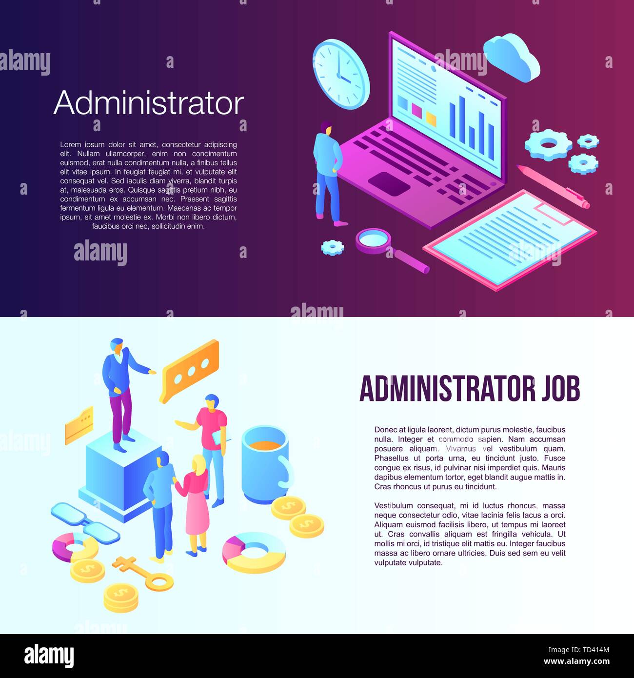 Admin paperwork Stock Vector Images - Alamy