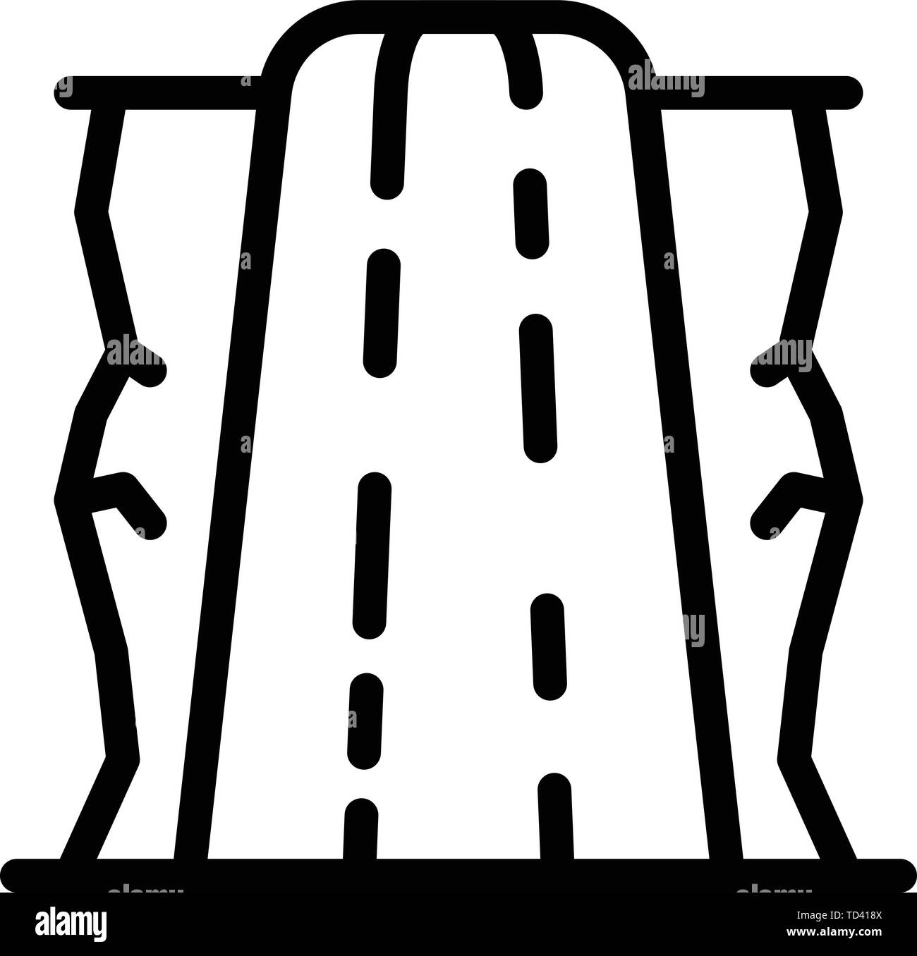 Cascade icon, outline style Stock Vector Image & Art - Alamy