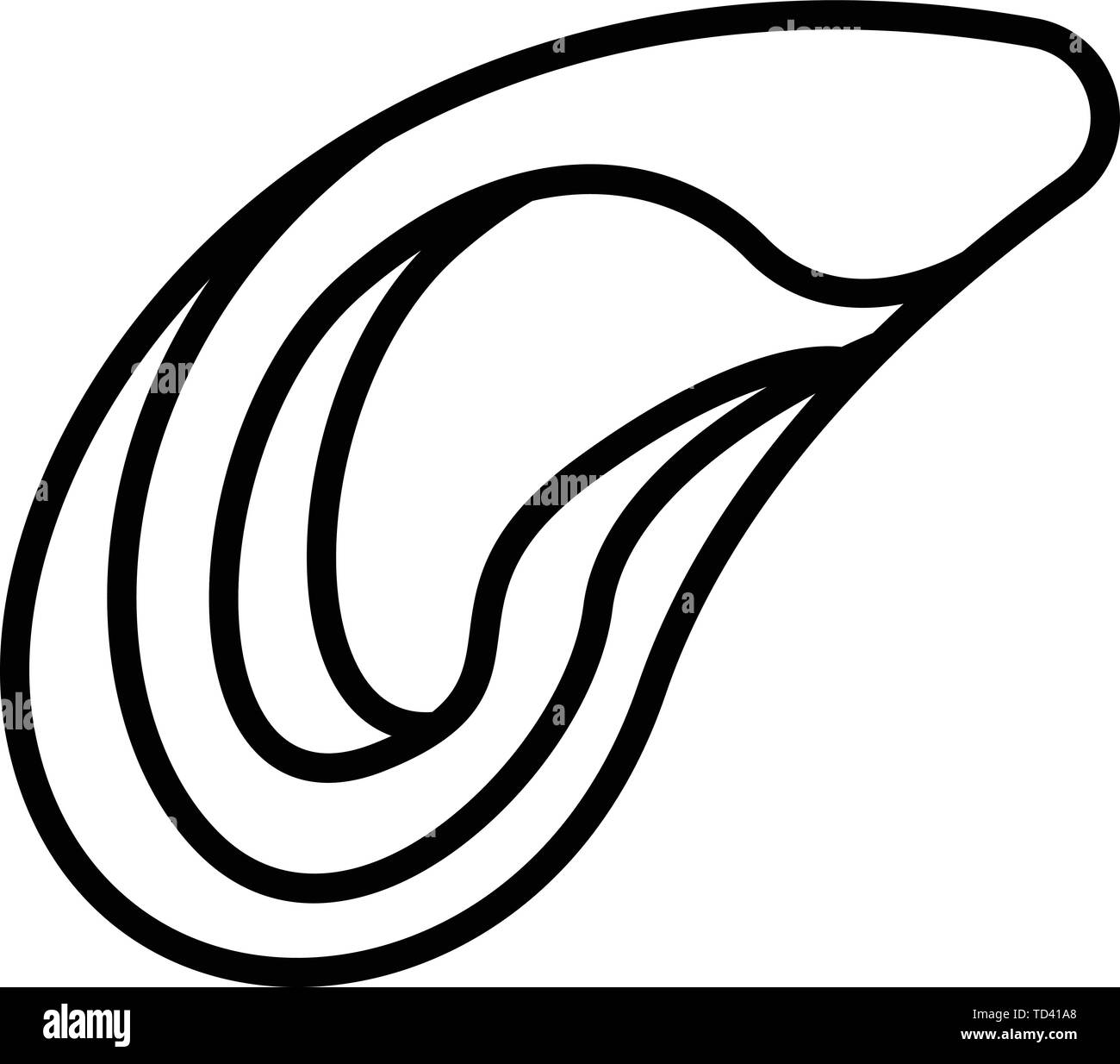 Mussels icon, outline style Stock Vector Image & Art - Alamy