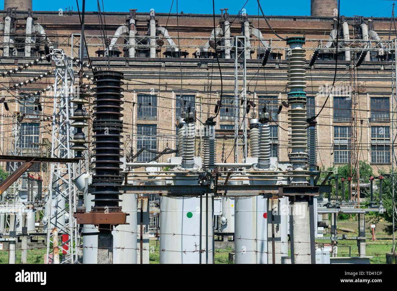 Old electrical substation generation hi-res stock photography and ...