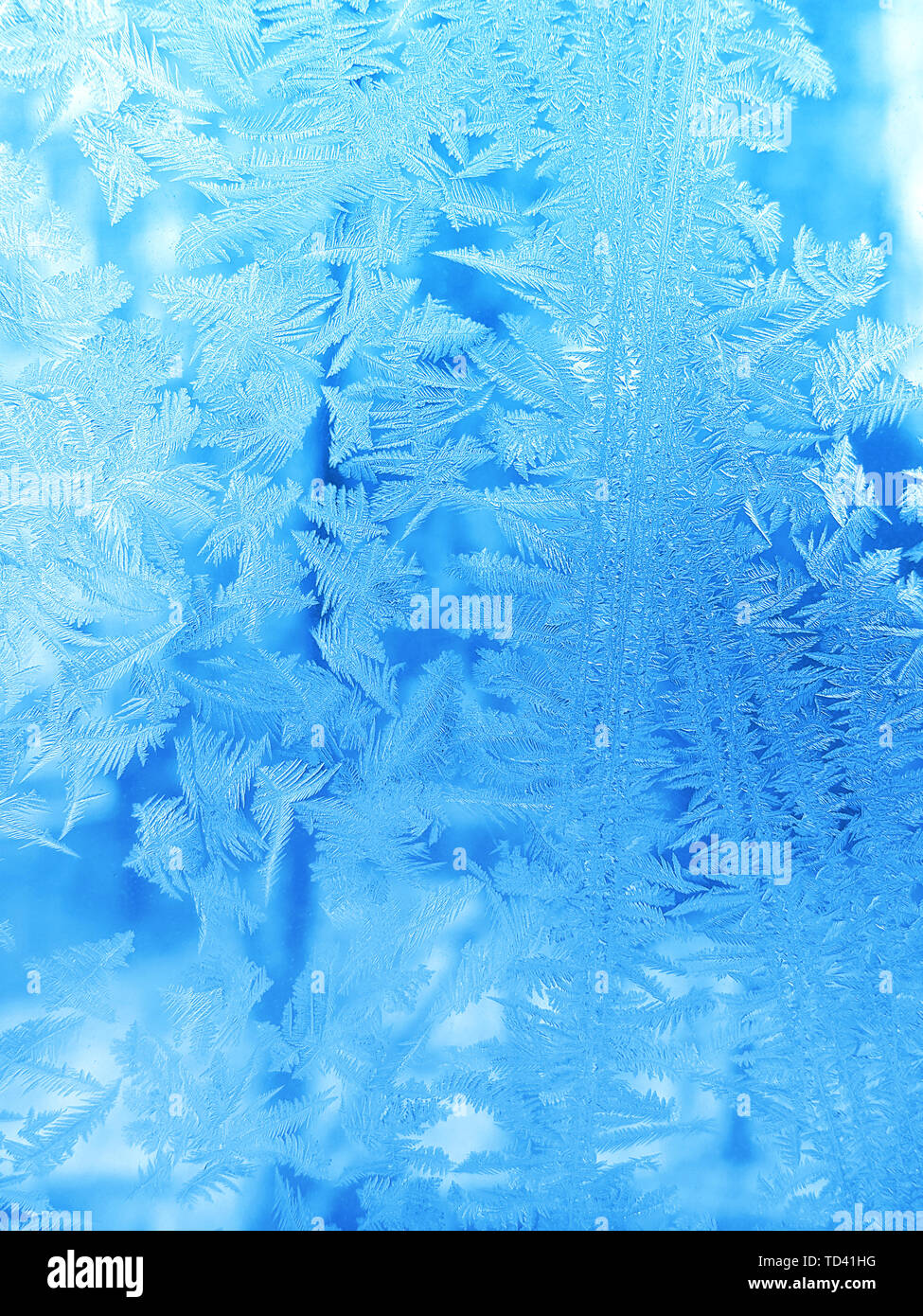 Texture of natural ice pattern on winter glass Stock Photo - Alamy