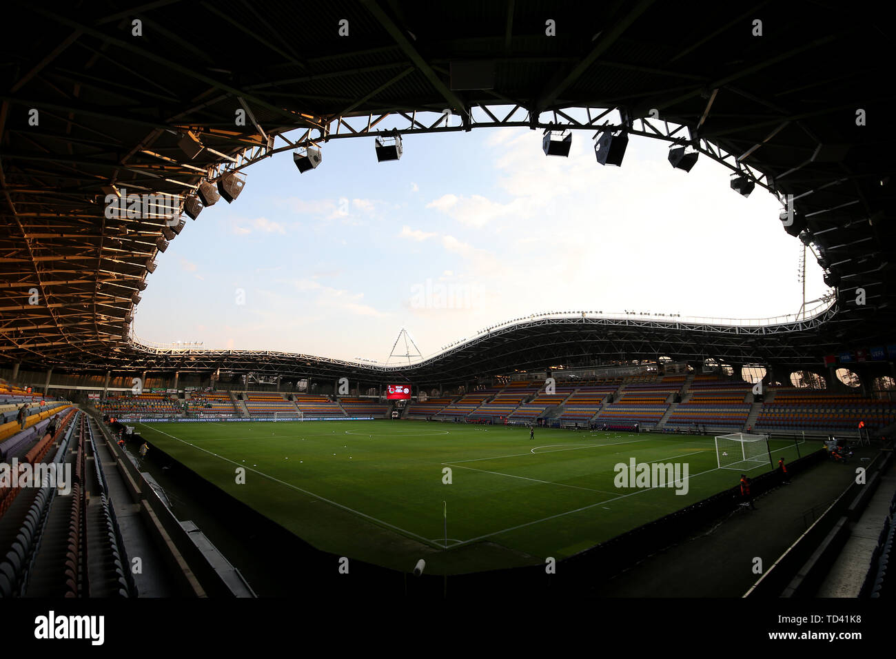 A view of the stadium before the UEFA Euro 2020 Qualifying, Group C ...