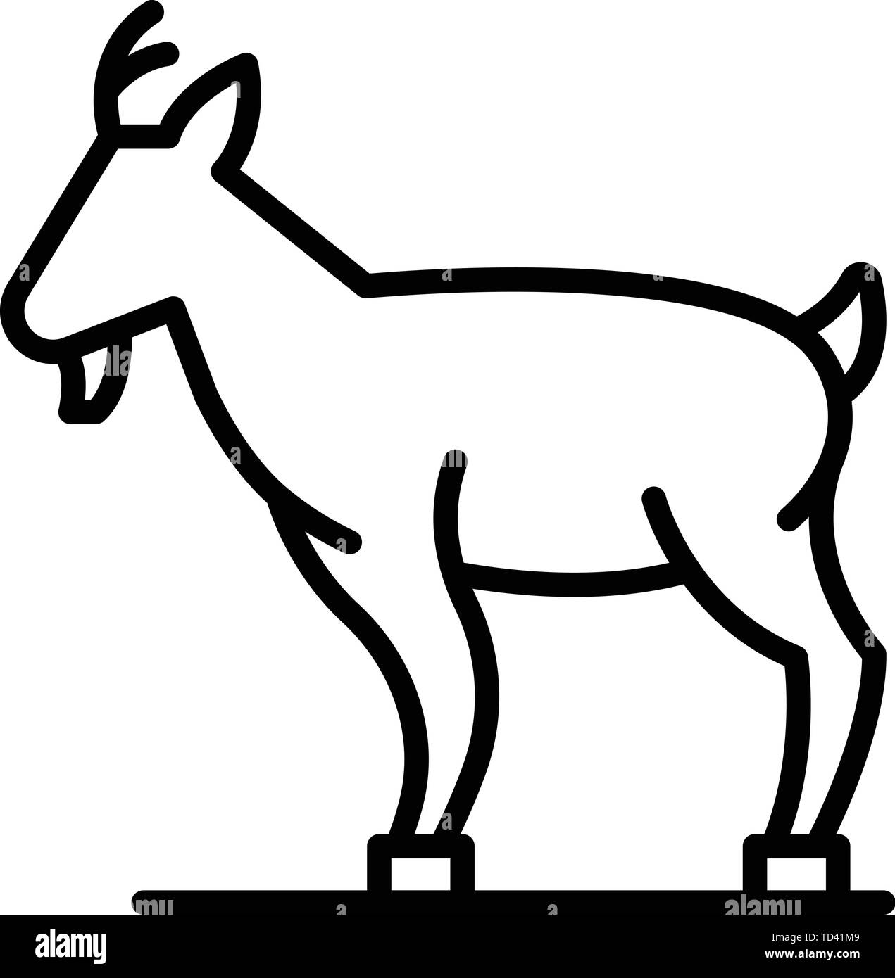 Goat Outline