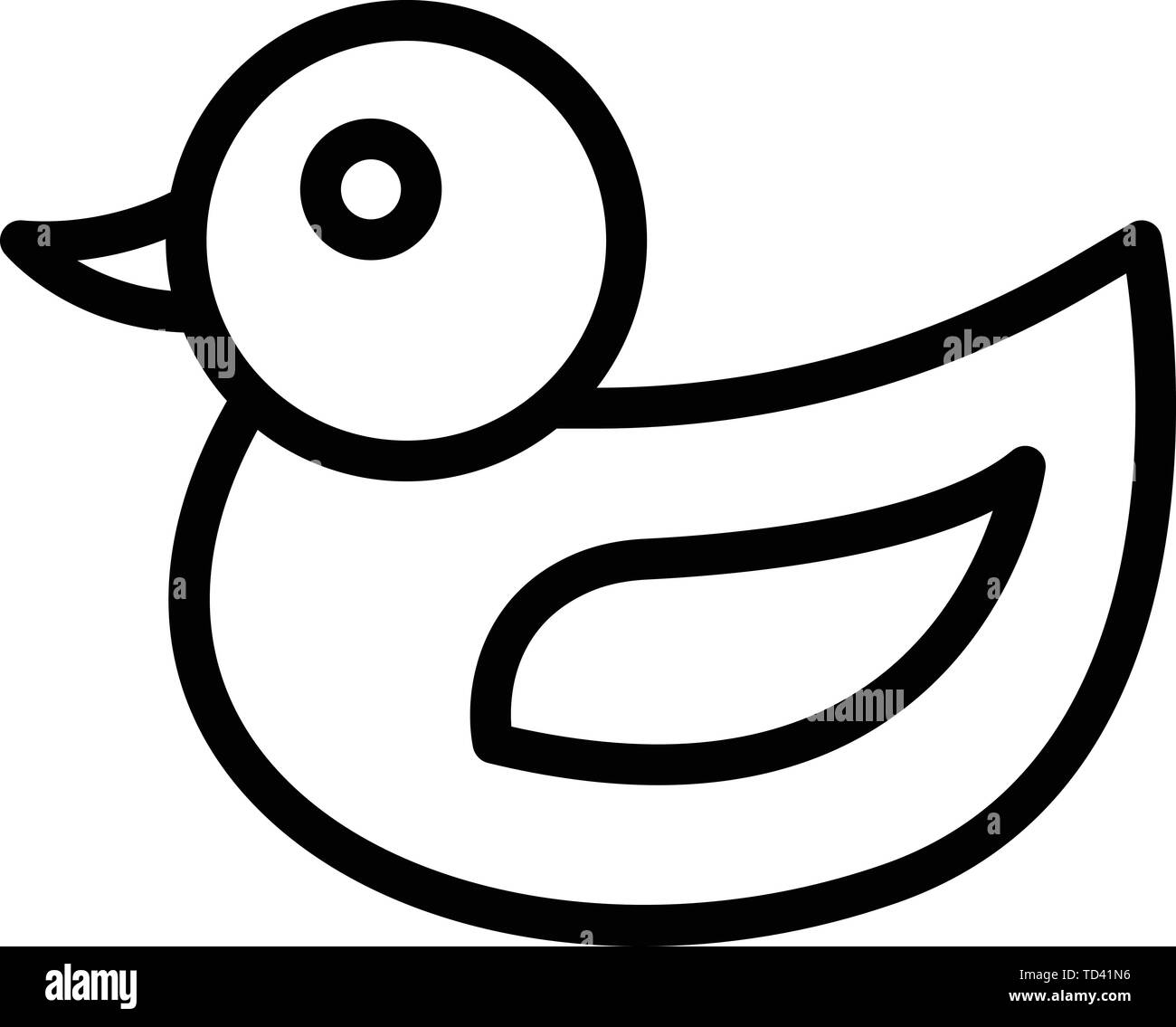 Rubber duck clipart Black and White Stock Photos & Images - Alamy