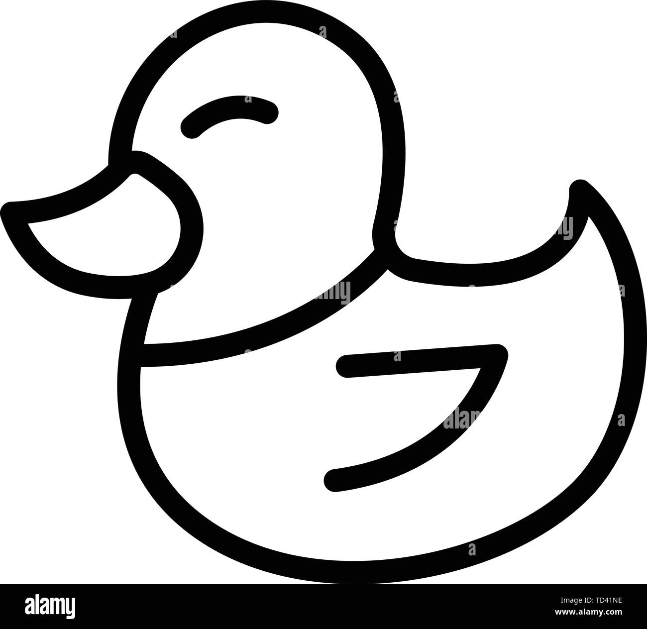 Drawing Duck Black and White Stock Photos & Images - Alamy