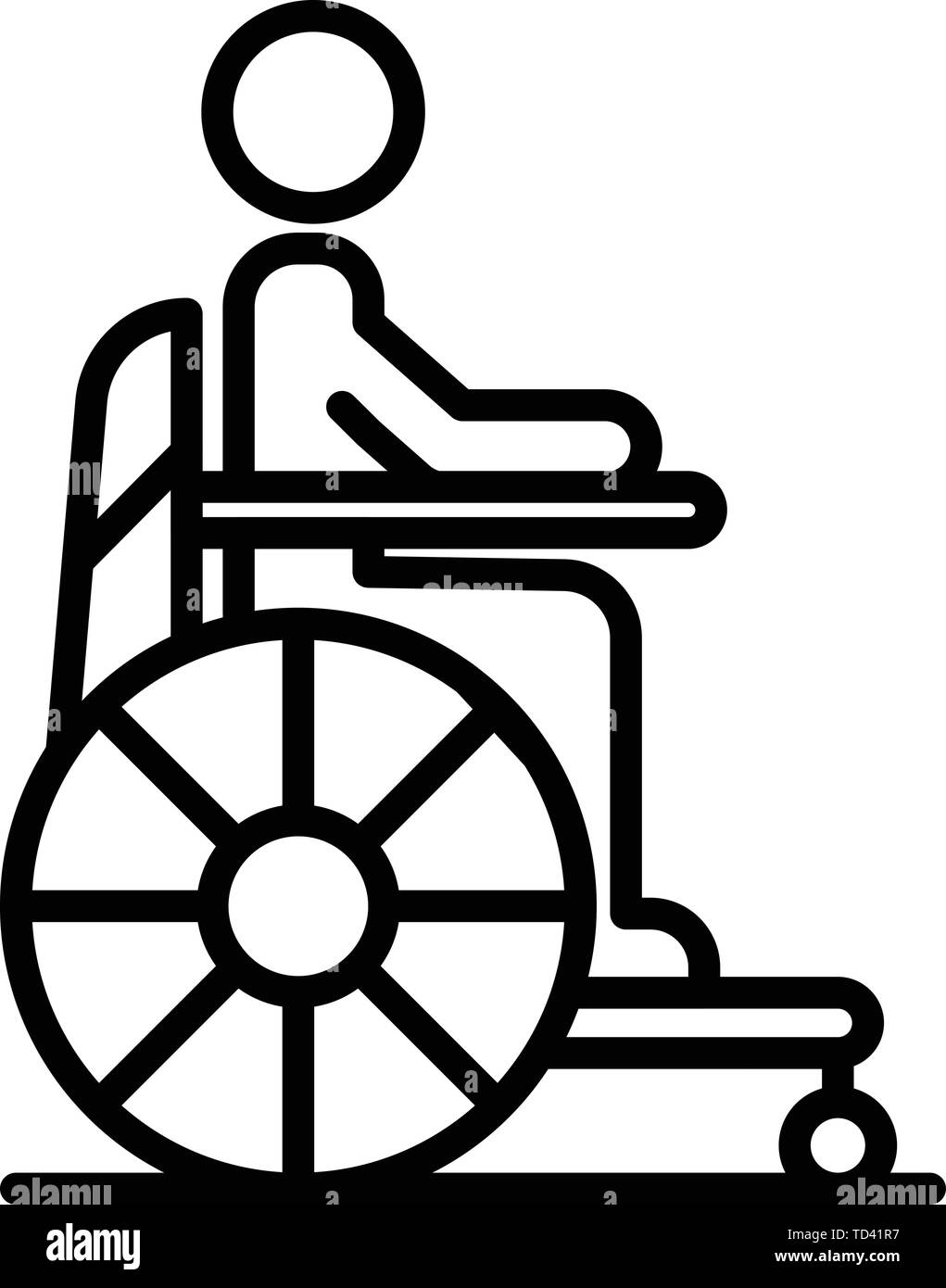Happy wheelchair people Black and White Stock Photos & Images - Alamy