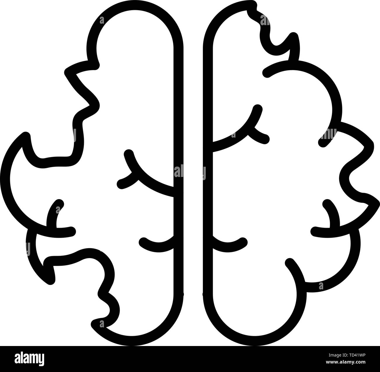 Simple Brain Icon Png