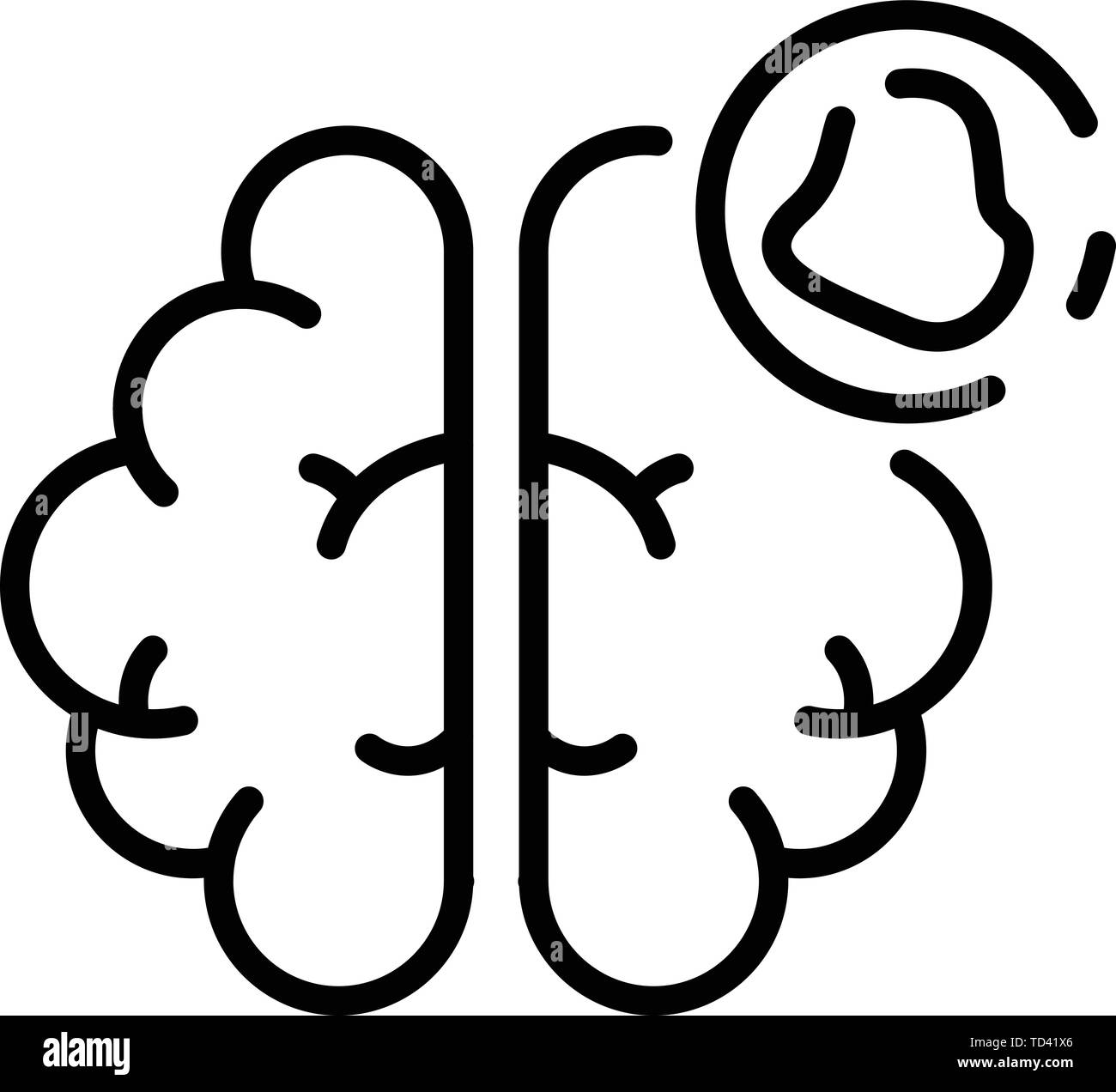 Amnesia symbol Stock Vector Images - Alamy