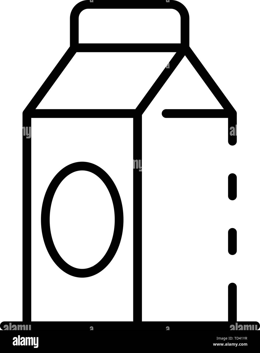 Milk package icon, outline style Stock Vector Image & Art - Alamy
