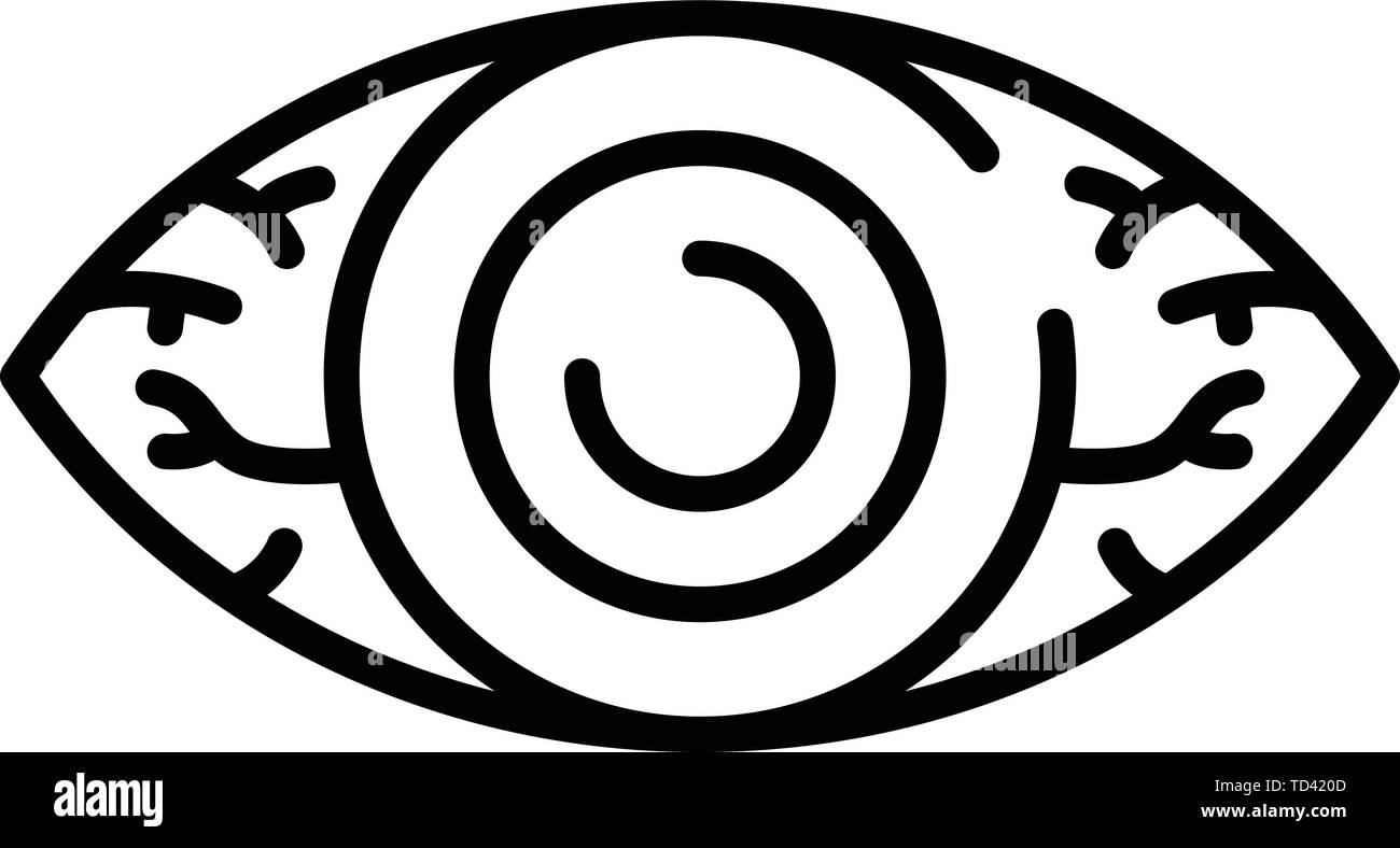 Tired eye icon, outline style Stock Vector Image & Art - Alamy