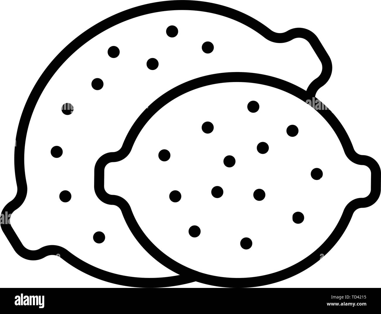 Lemon icon, outline style Stock Vector Image & Art - Alamy
