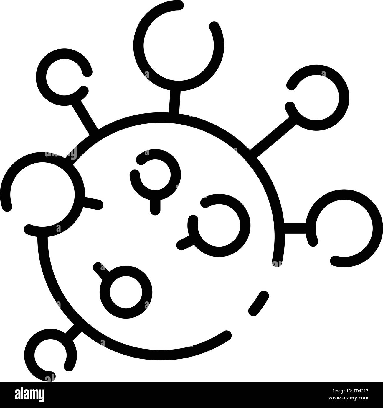 Allergy molecule icon, outline style Stock Vector Image & Art - Alamy
