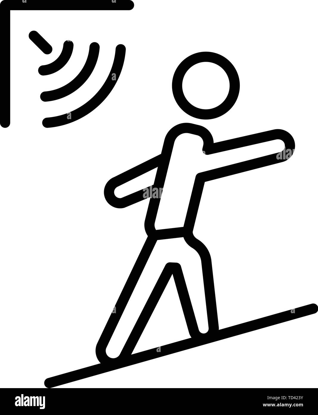 Pir sensor Stock Vector Images - Alamy