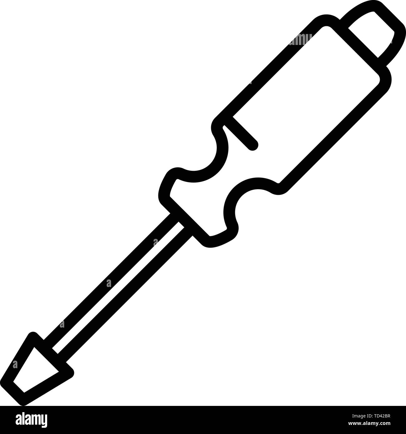 Phillips screwdriver and screw Stock Vector Images - Alamy