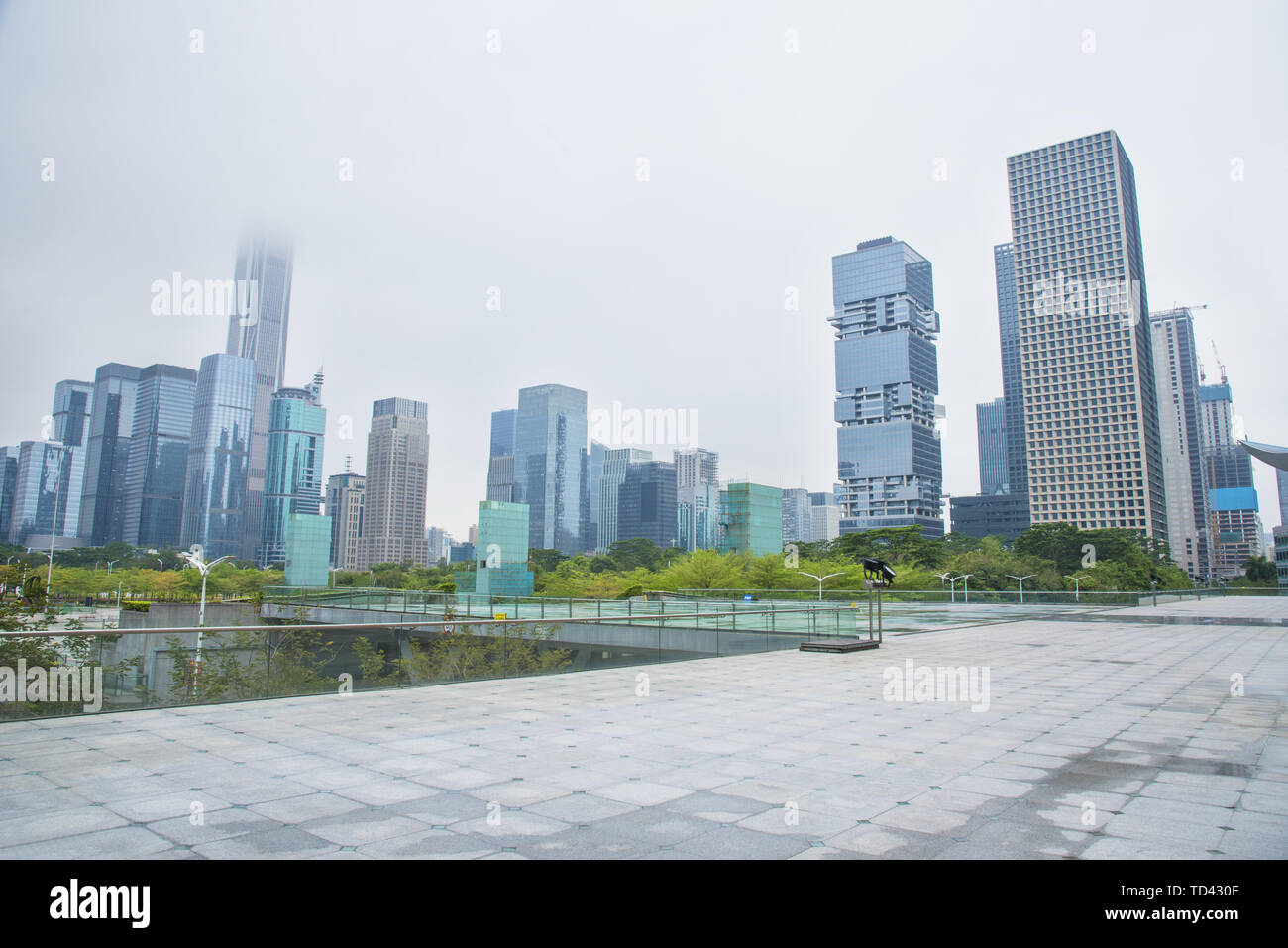 Shenzhen city building building Stock Photo - Alamy