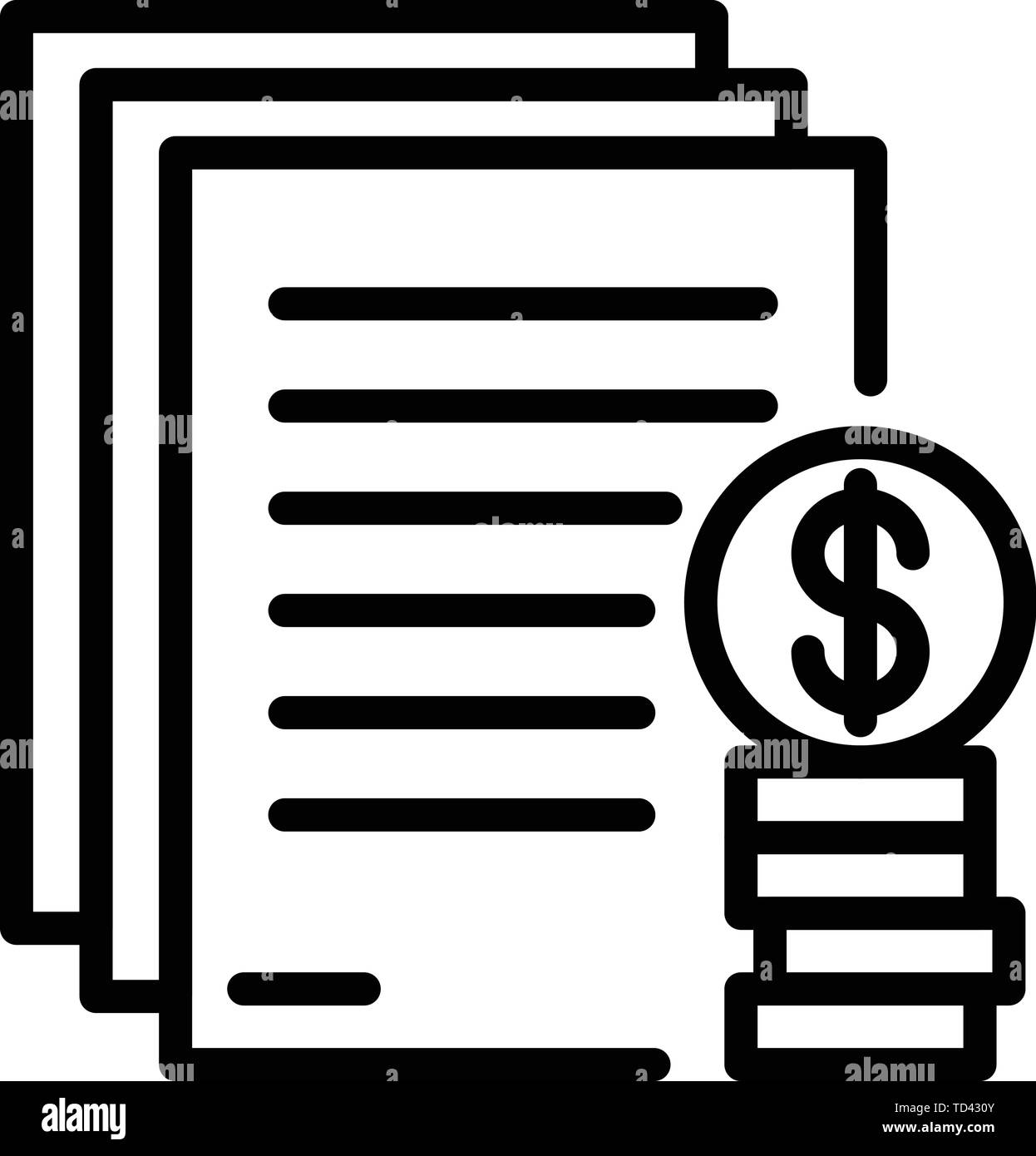 Cost of living payment Stock Vector Images - Alamy