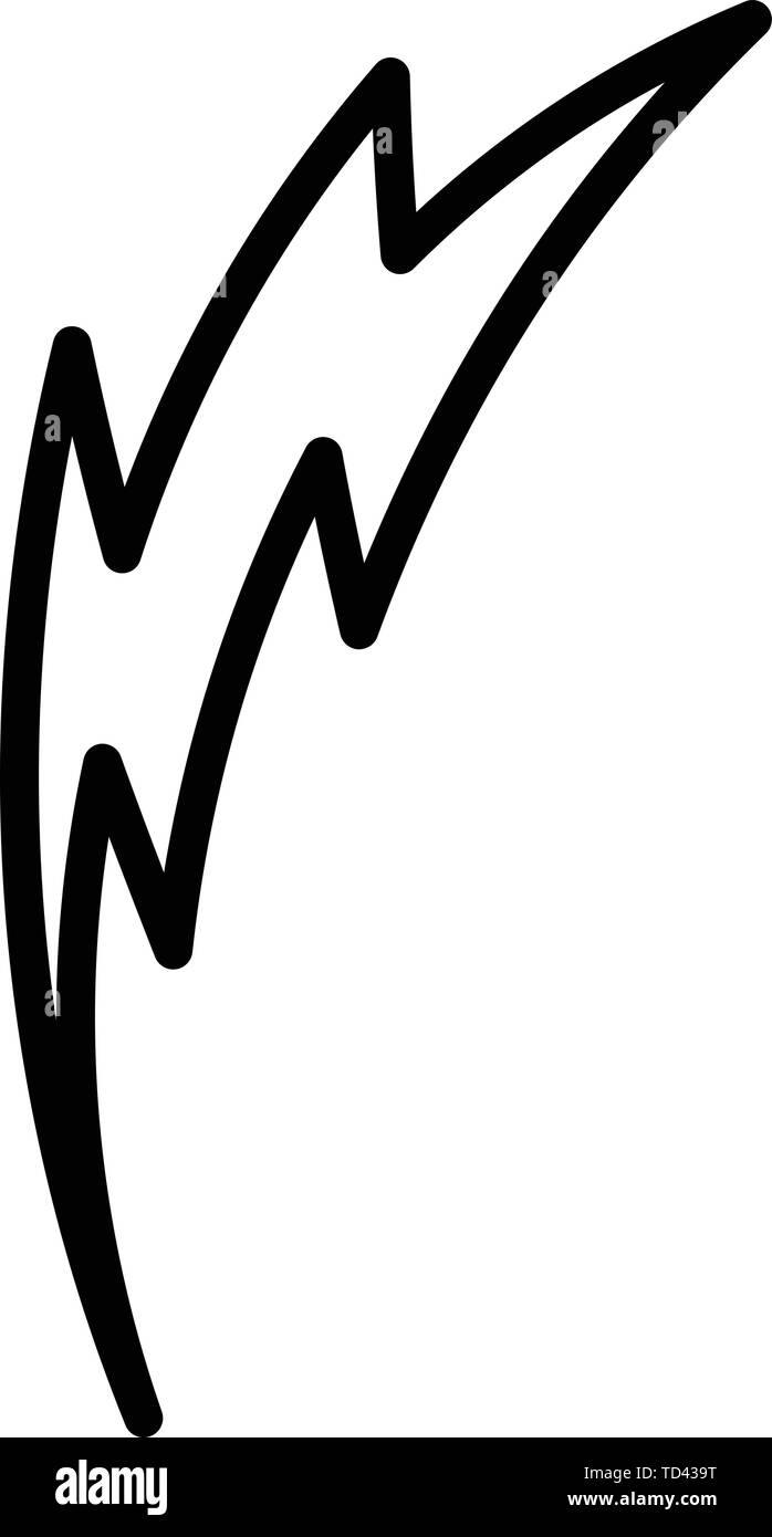 Arc lightning icon, outline style Stock Vector Image & Art - Alamy