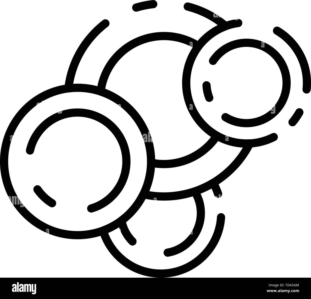 Staphylococcus Group Icon Outline Style Stock Vector Image And Art Alamy