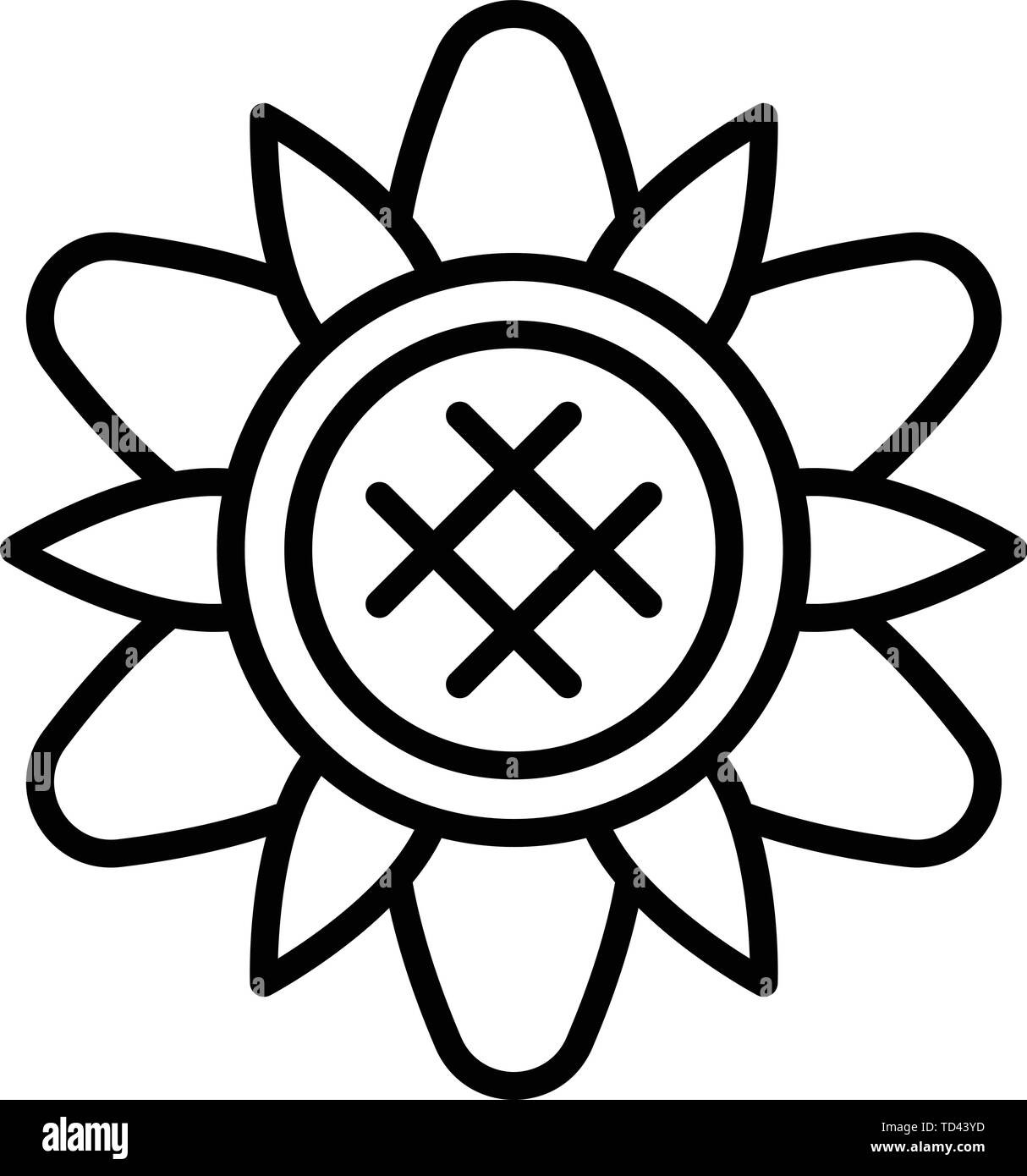 Top view autumn floral Stock Vector Images - Alamy