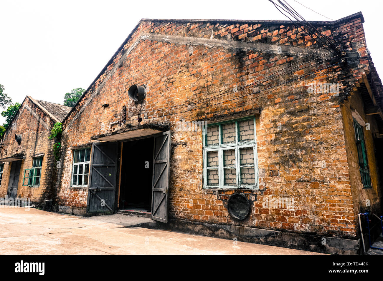Guangzhou Red Brick Factory Stock Photo - Alamy