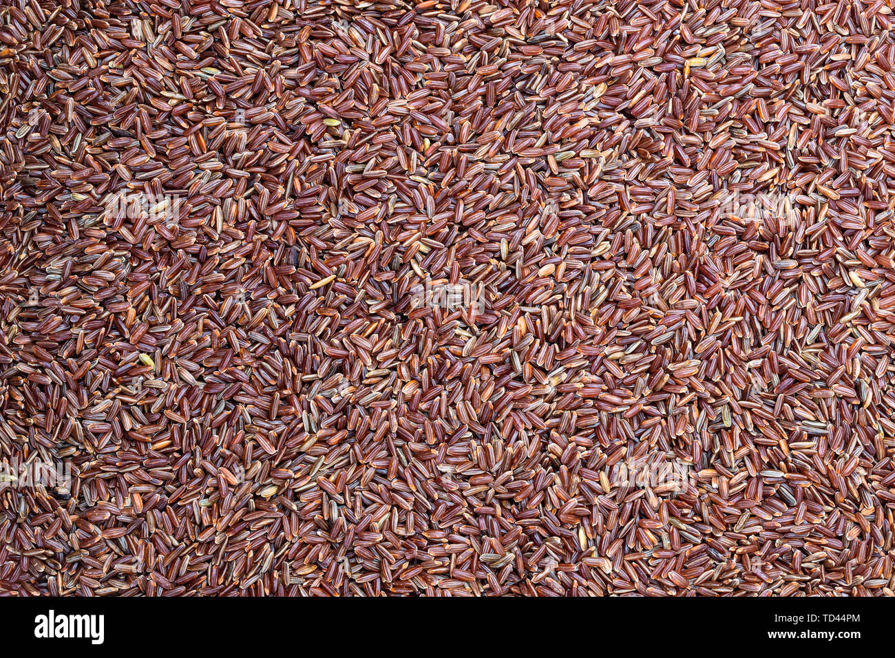 Pattern of wild red rice. Top view Stock Photo - Alamy