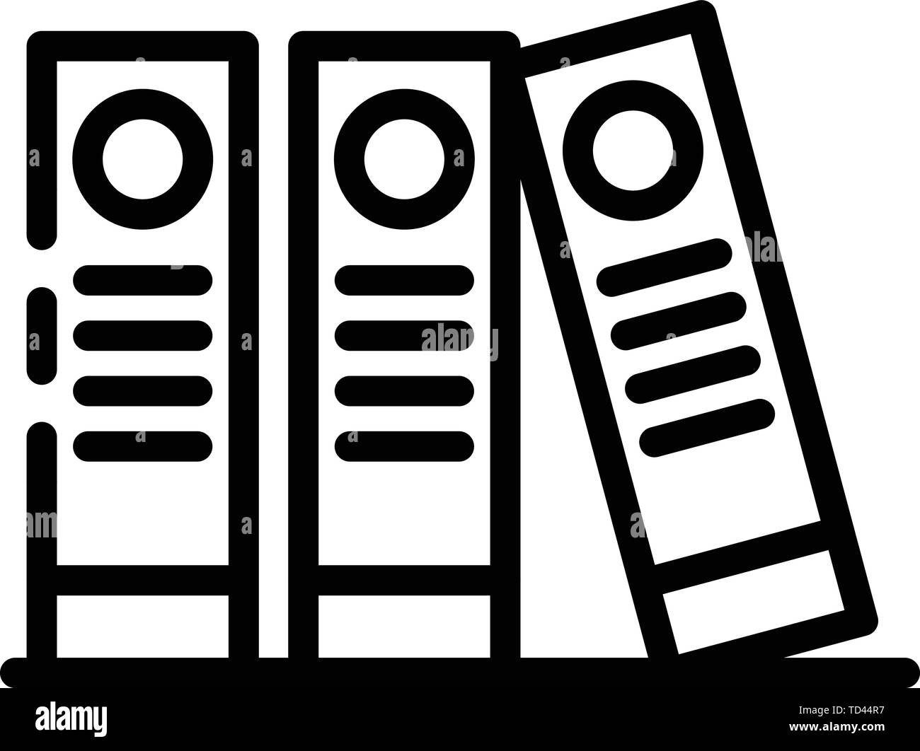 Admin documentation icon, outline style Stock Vector Image & Art - Alamy