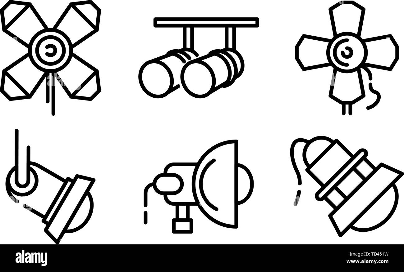 Spotlight Vectorpictogram