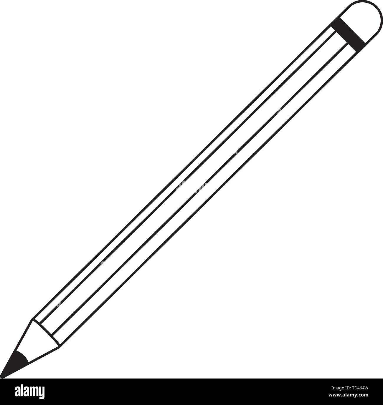 Pencil design, Tool write office object instrument equipment and draw ...