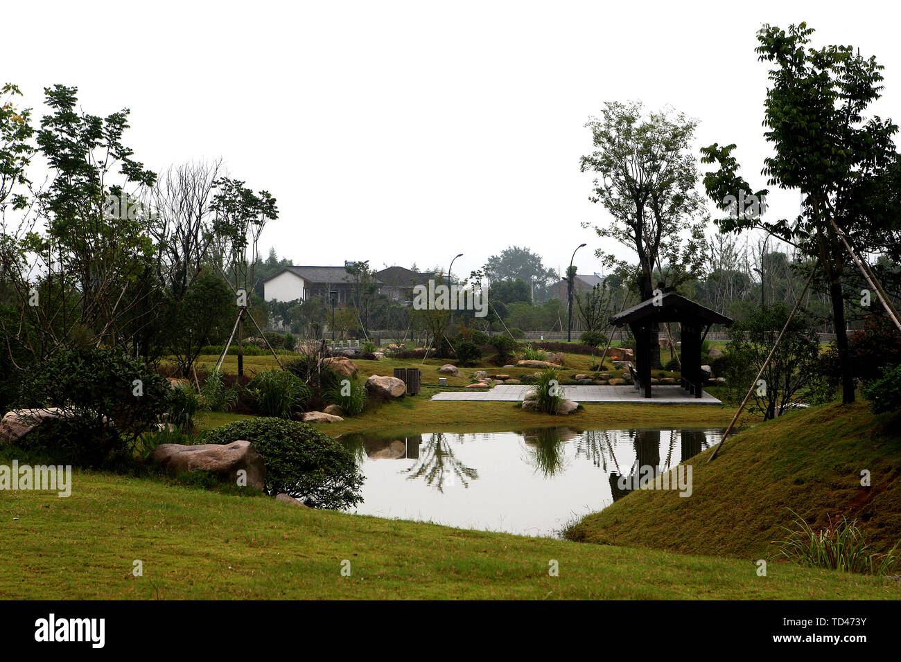 First Village of Zen Tea, Yuhang District, Hangzhou City Stock Photo ...