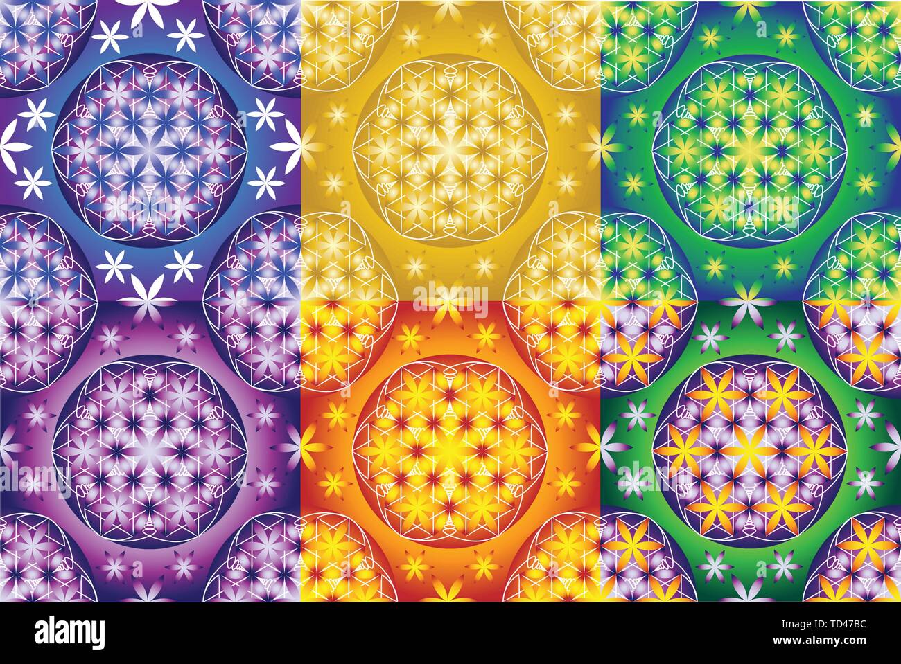 Sacred Geometry Flower Life Design High Resolution Stock Photography ...