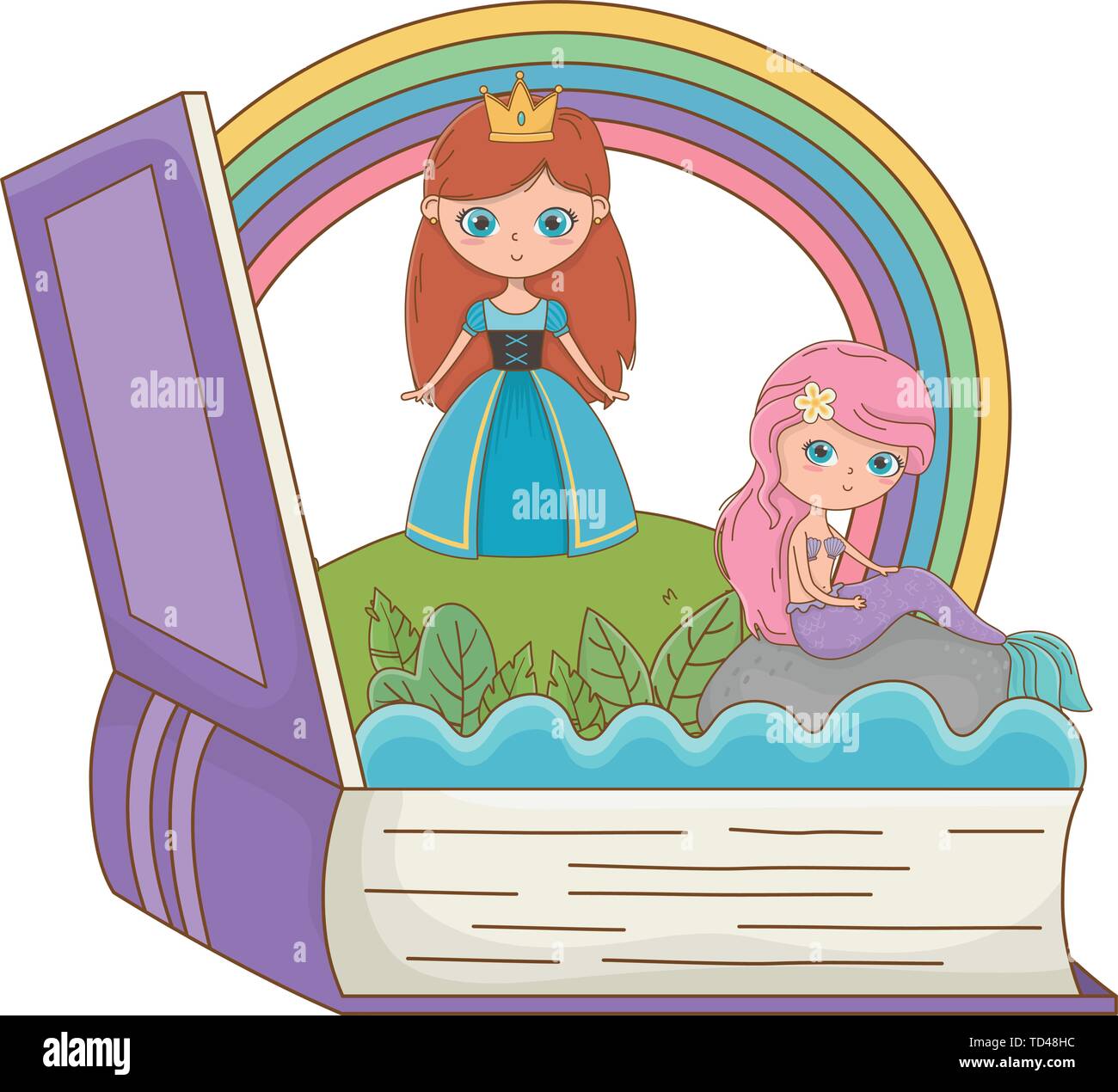 Book and character design, Fairytale history medieval fantasy kingdom ...
